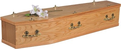 Buy Chiltern Oak Coffin, Traditional English Coffins for Sale | Mears ...